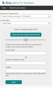 How to Set Up Your Business Listing in Bing - Chatmeter